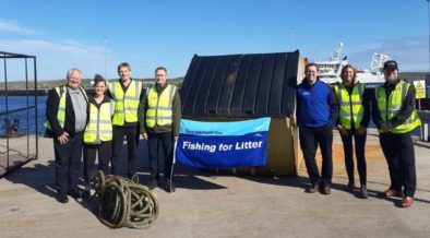 Fishing for Litter Milestone at Lerwick | Fish Focus