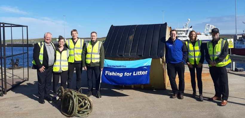 Fishing for Litter Milestone at Lerwick | Fish Focus