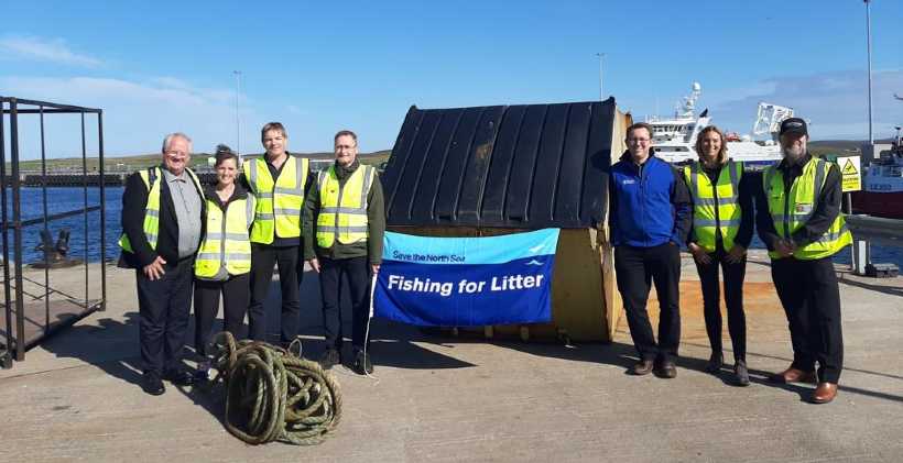 Fishing for Litter Milestone at Lerwick | Fish Focus