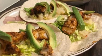 Spicy Cod Wraps with Pineapple Salsa | Seafood Recipes